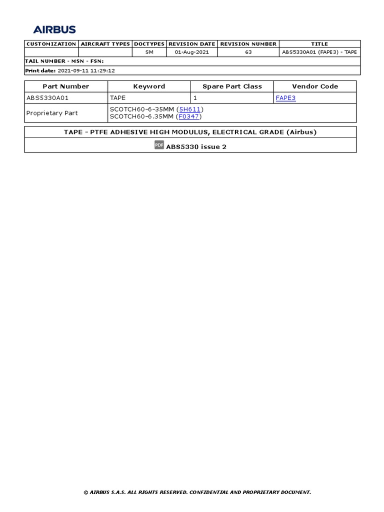 Part Number Keyword Spare Part Class Vendor Code | PDF