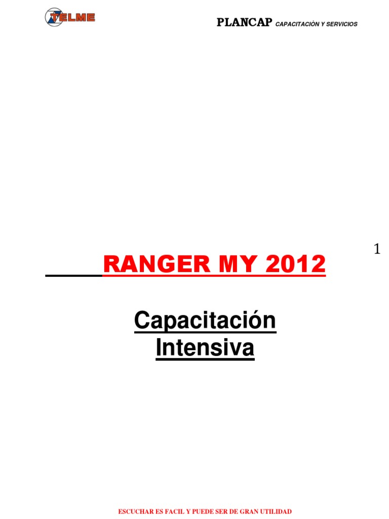 Primer Parte Ranger. Motor Puma | PDF | Tracción en las cuatro ruedas ...