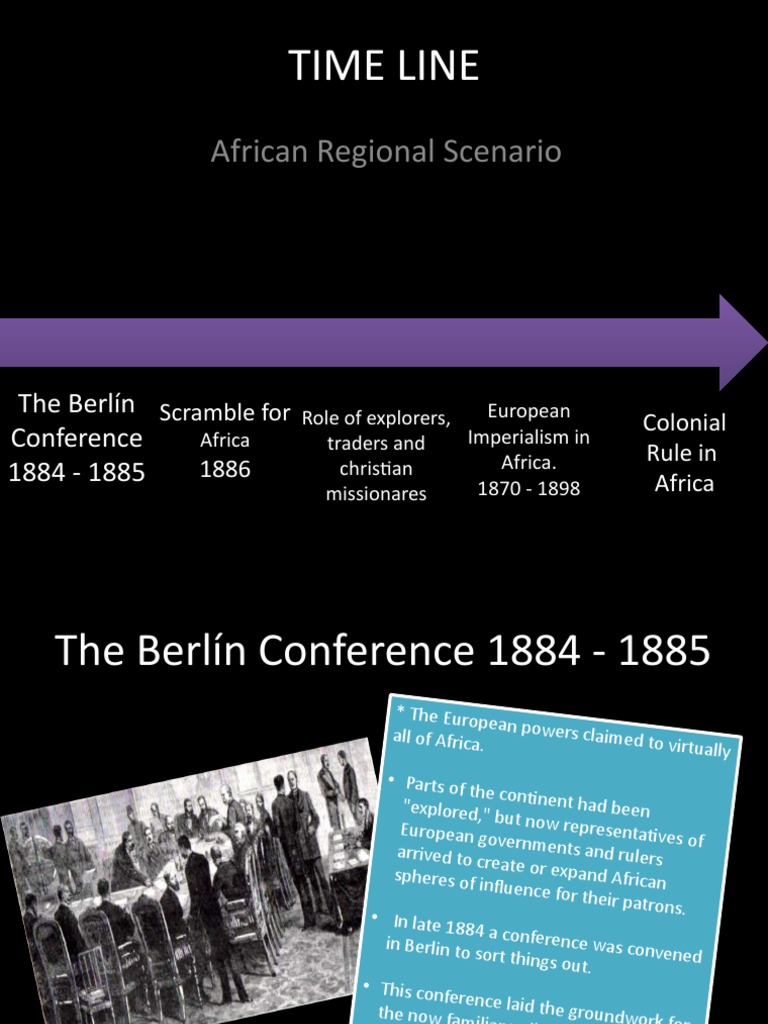 Scramble for Africa: Key Events Timeline | PDF | German Empire ...