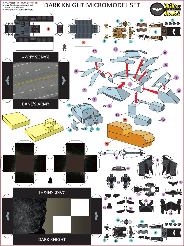 Dark Knight Rises Micromodel Set | PDF