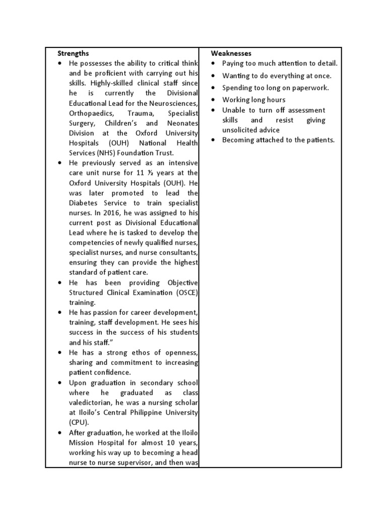 Swot | Download Free PDF | Nursing | National Health Service