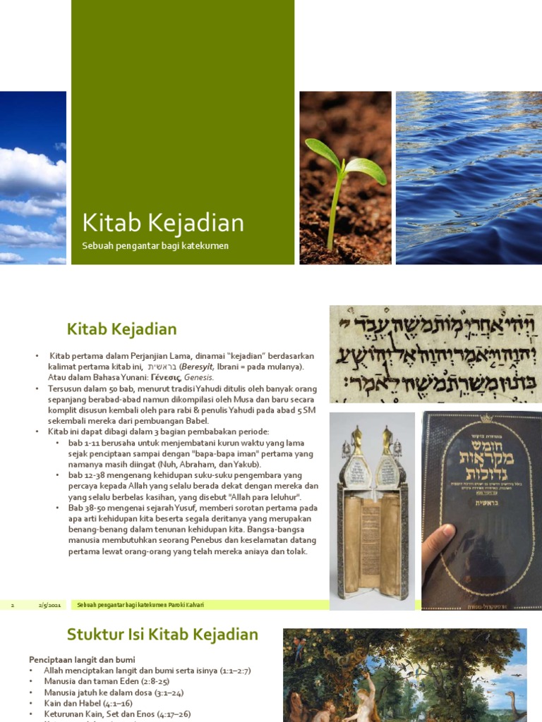 Kitab Kejadian - Sebuah Pengantar | PDF | Agama & Spiritualitas