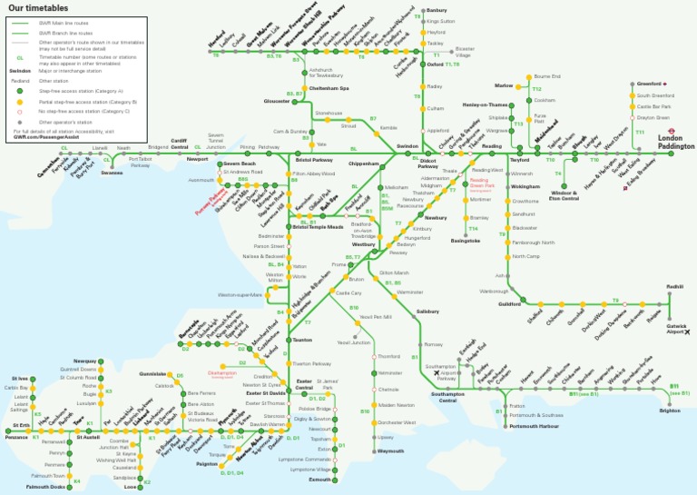 GWR 2021 May Accessibility Map | PDF