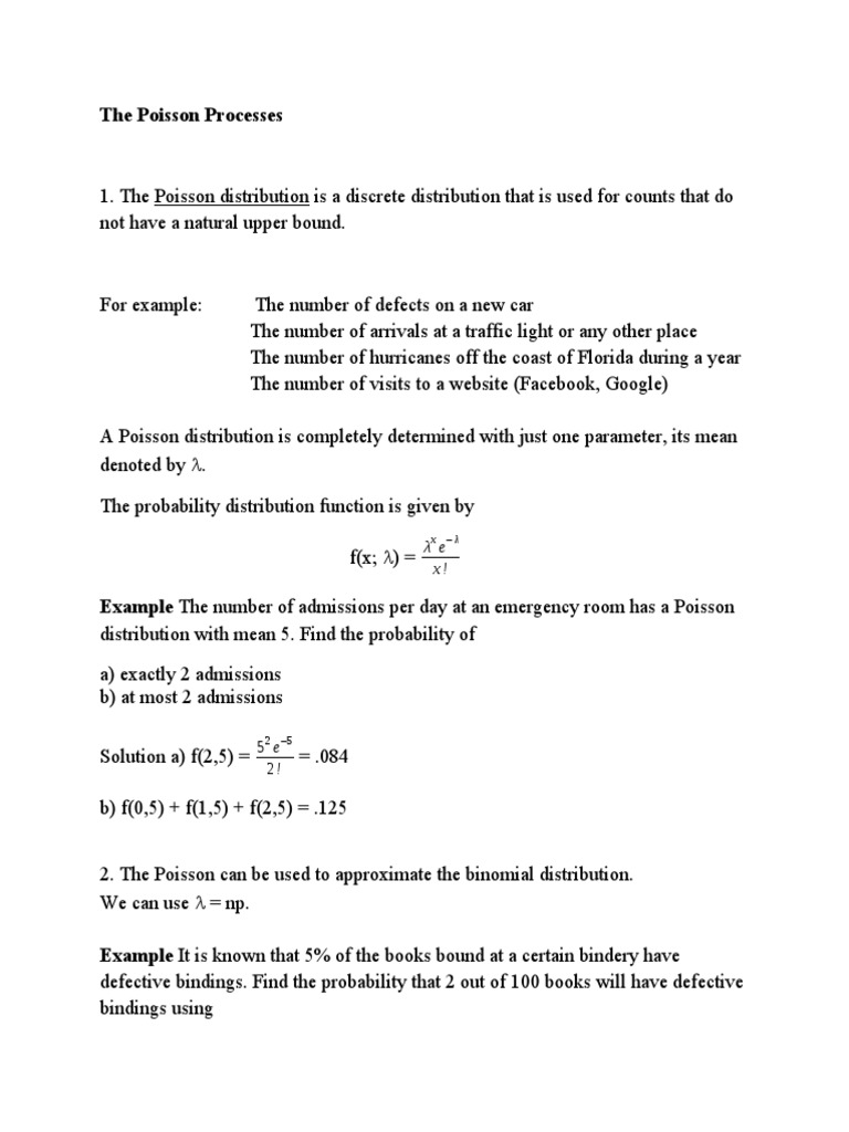 AMS 310 Lecture 7 | PDF | Teaching Mathematics | Poisson Distribution