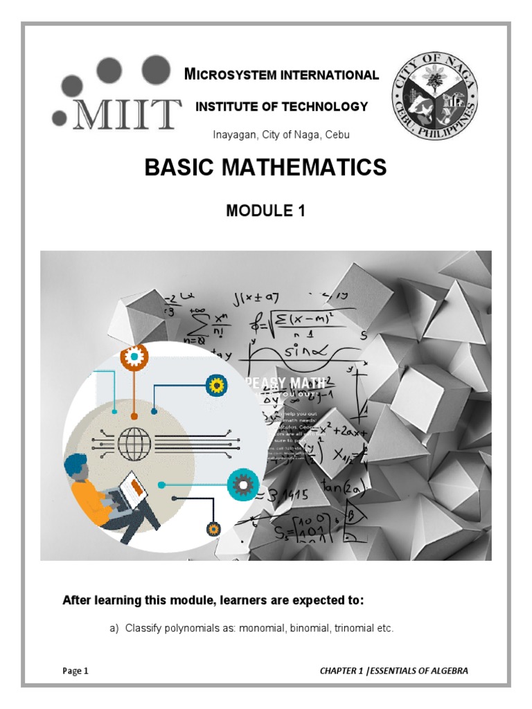 Basic Mathematics: Icrosystem International Institute of Technology ...
