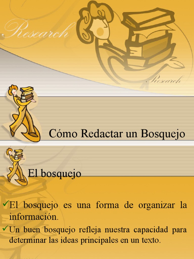 Cómo Hacer un Bosquejo Efectivo | PDF