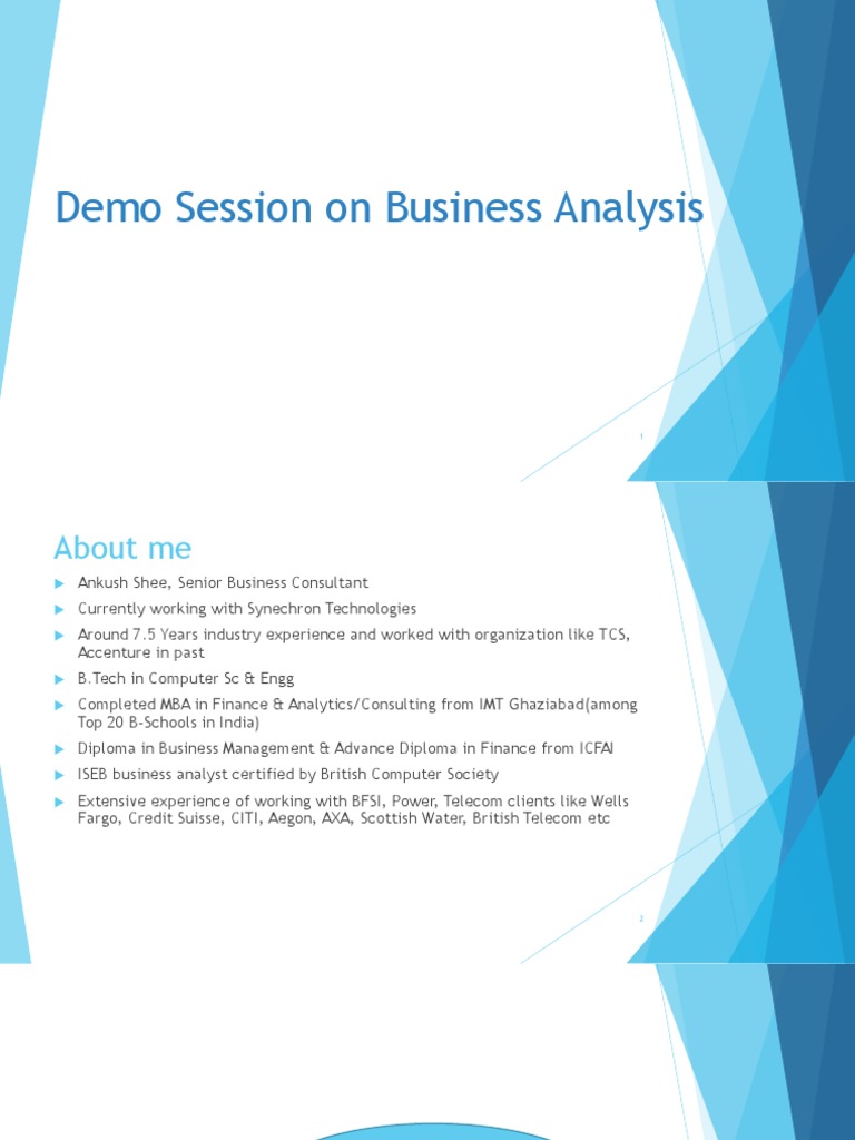Business Analysis Training (Demo) | PDF | Software Development Process ...