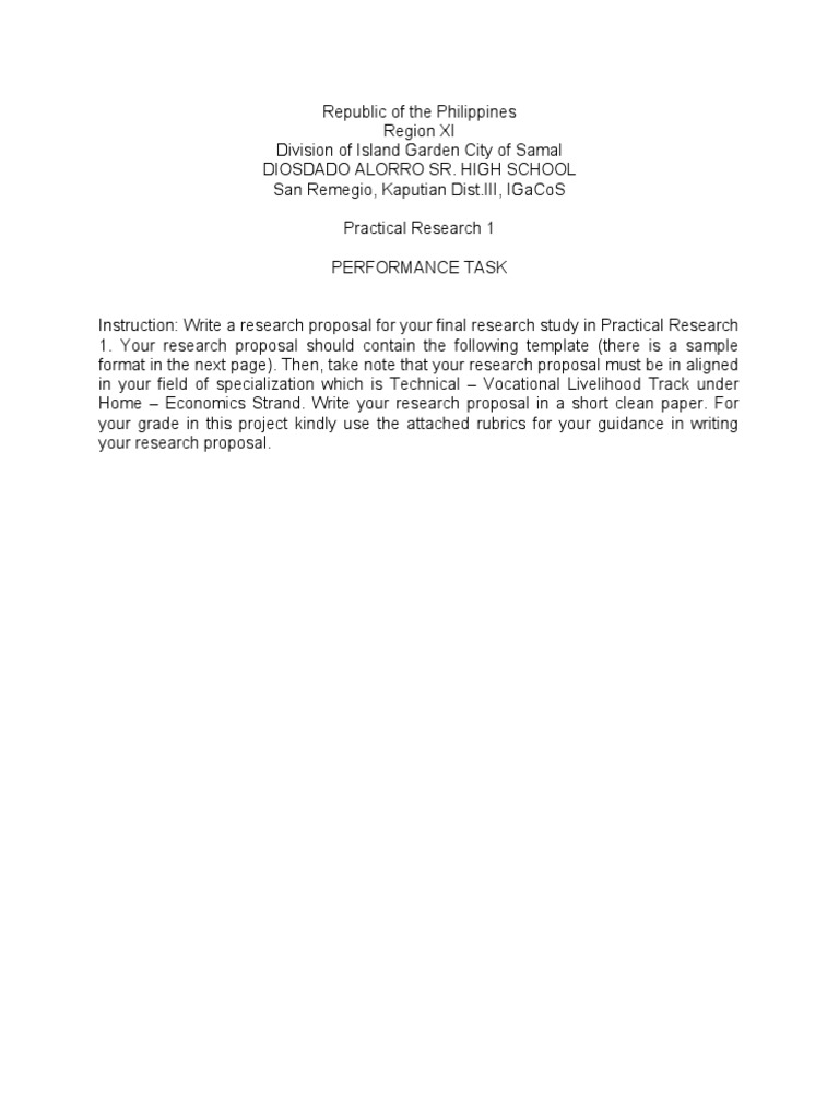 Grade 11 Research Format Qualitative | PDF | Academia | Cognition