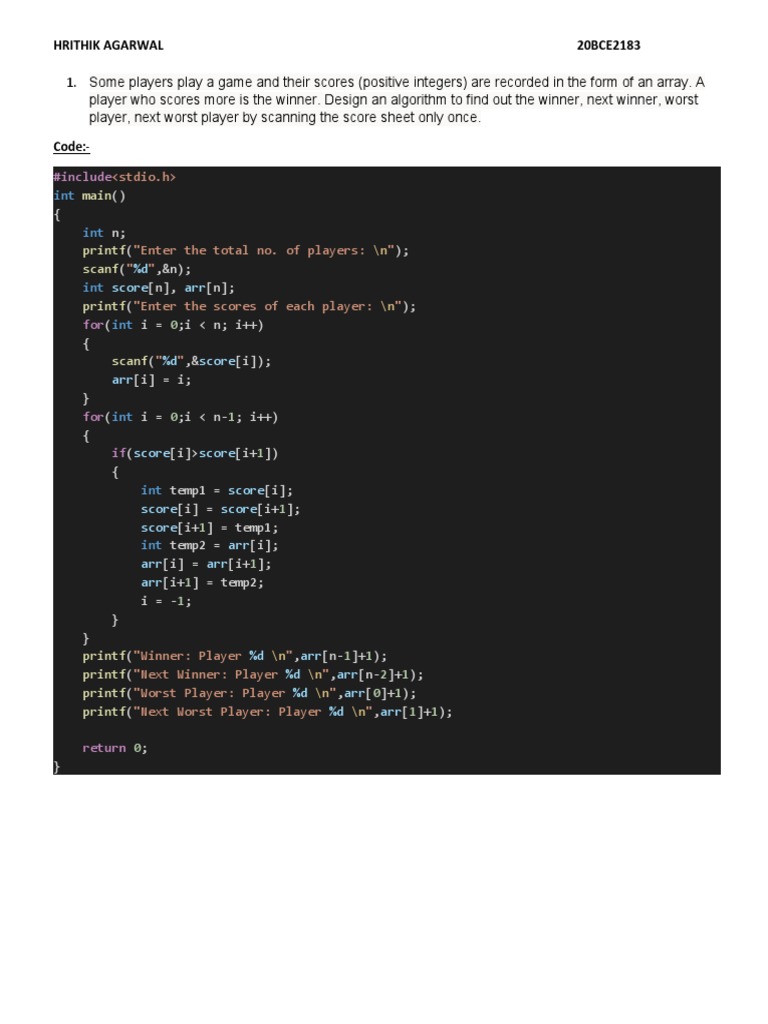 Problem Sheet 1 | PDF | Software Engineering | Computer Science
