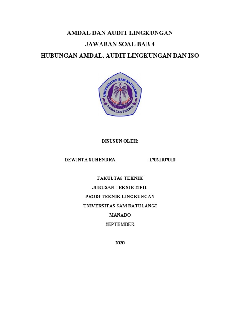 Amdal Dan Audit Lingkungan | PDF