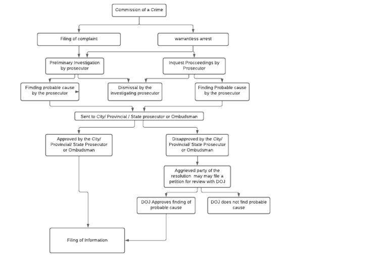 Criminal Procedure Flow Chart | PDF