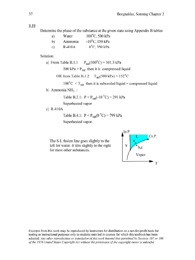 Chapter 2 Solutions | PDF | Piston | Thermodynamics