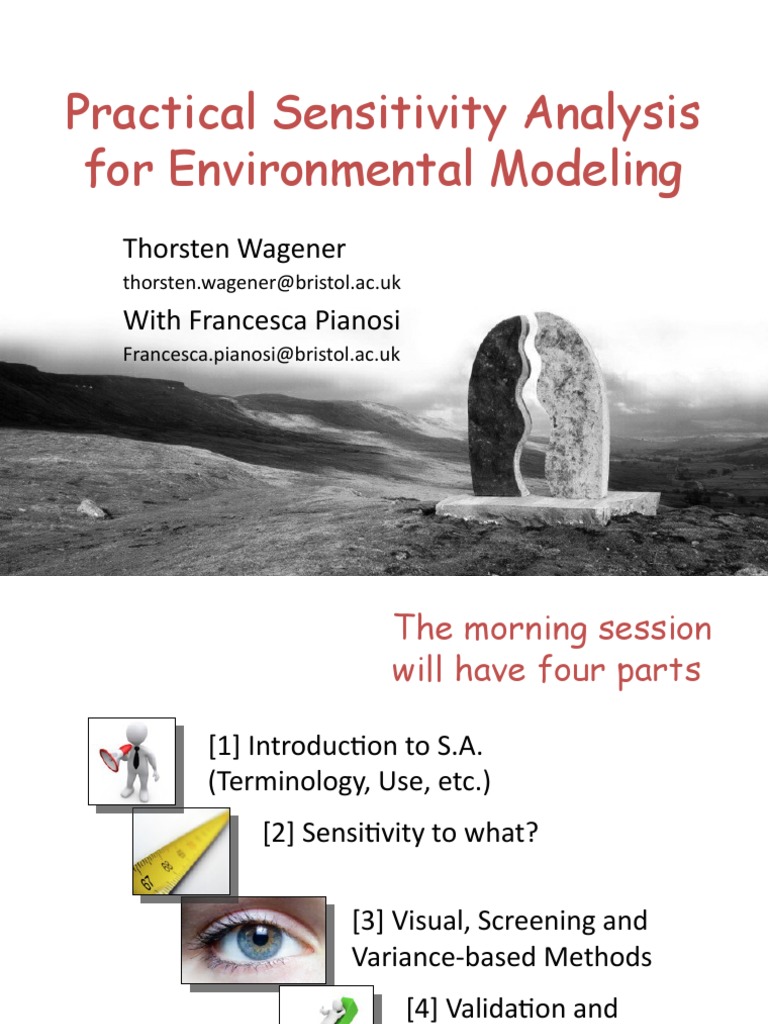 Practical Sensitivity Analysis For Environmental Modeling: Thorsten ...