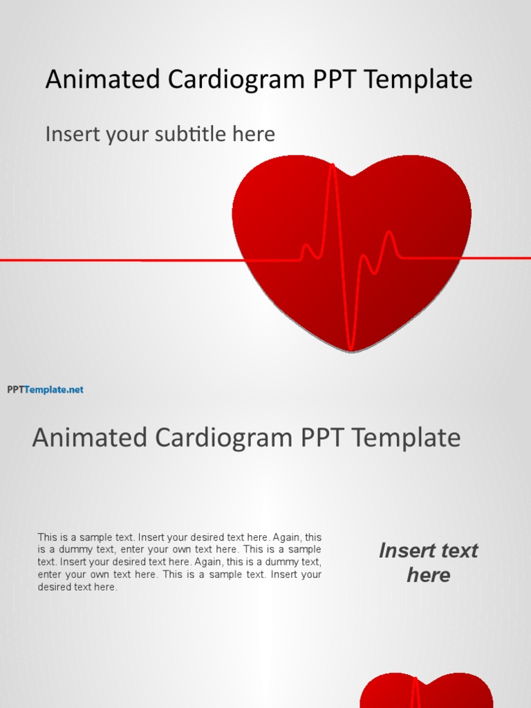 0026 Animated Heart PPT Template | PDF