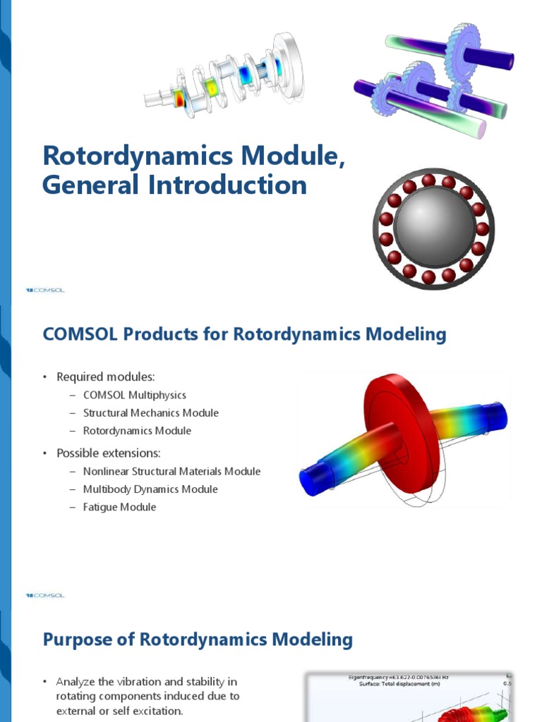 Rotordynamics Module V56!16!9 | PDF | Bearing (Mechanical) | Rotation ...