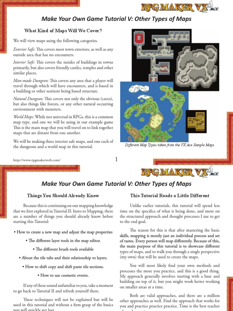 RPG Maker VX Ace Tutorial 5 | PDF | Tile | Map