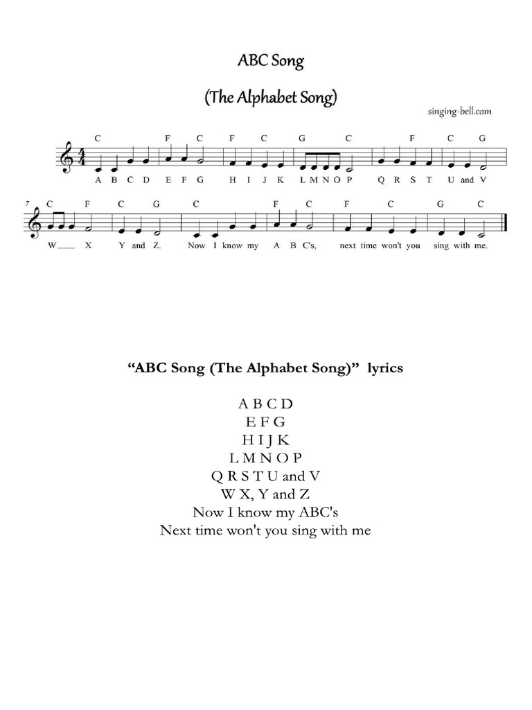 Alphabet Song Singing Bell - Compressed | PDF | Teaching Methods ...