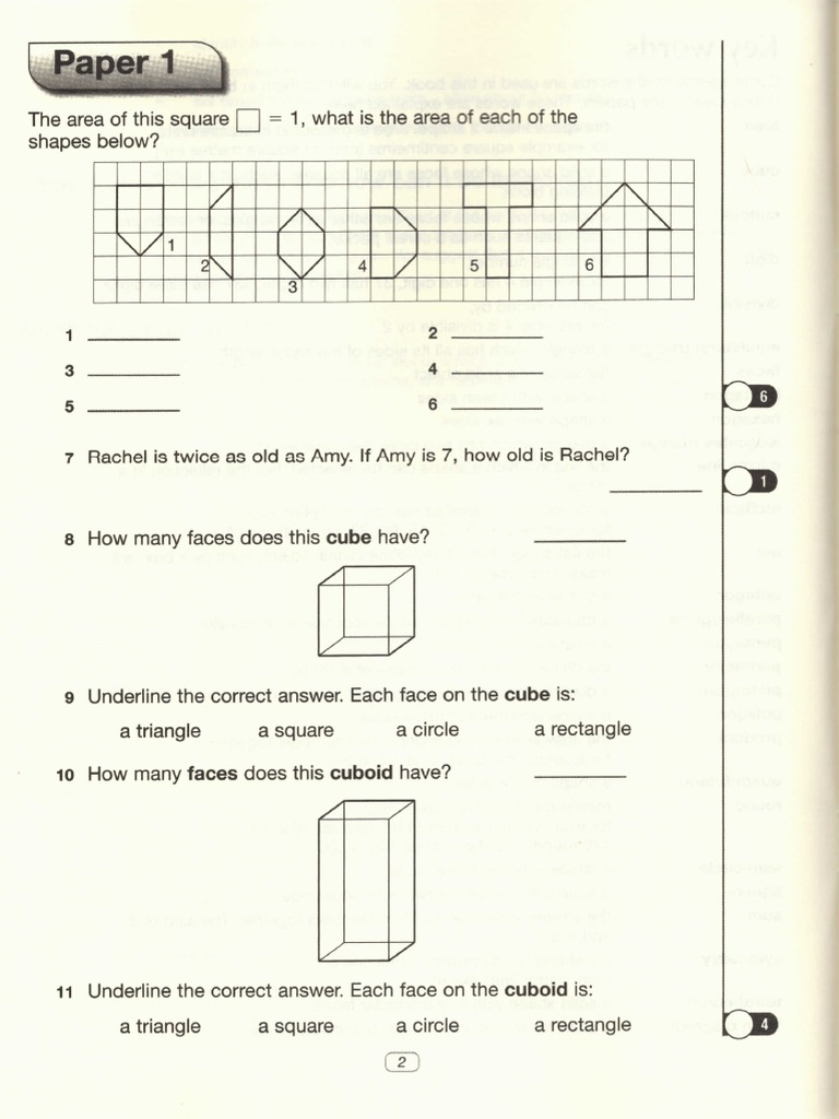 Bond 11+ Math Assessment Papers 8-9 Years With Answers Grade 4 - Paper ...