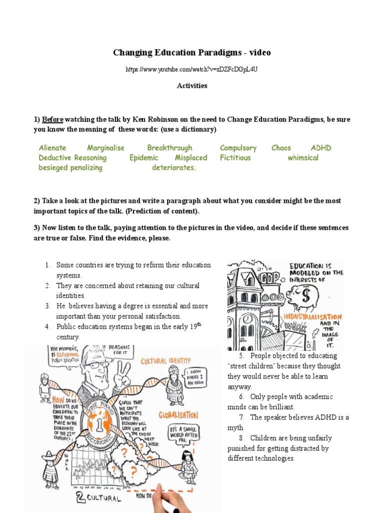 Ken Robinson on Changing Education Paradigms | PDF | Aesthetics | Cognition