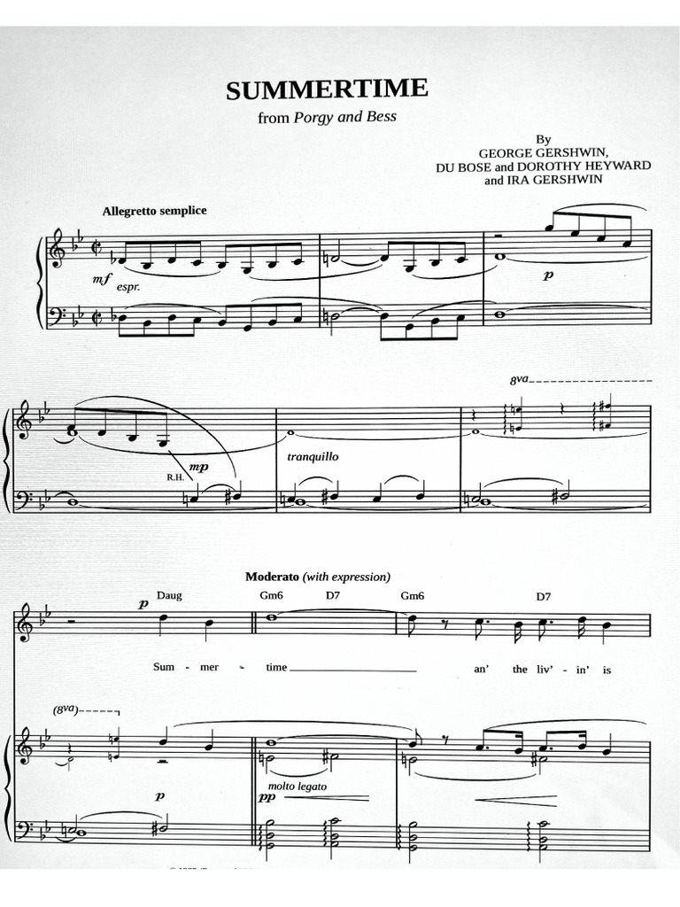 Summertime G-Minor | PDF