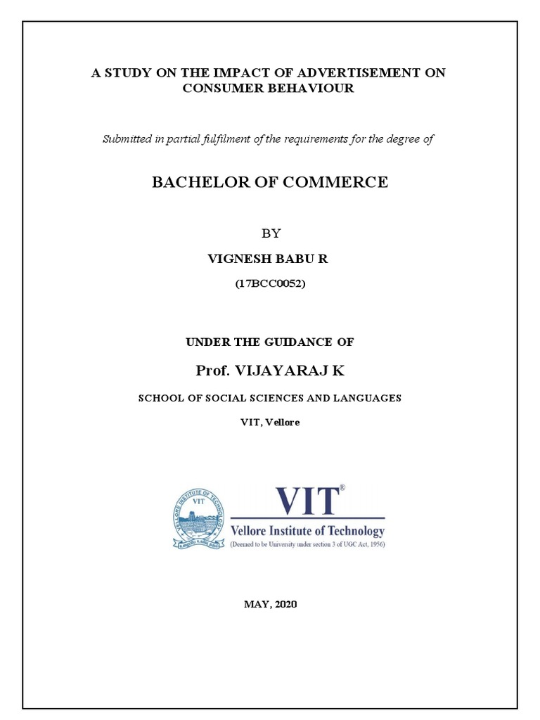 Capstone Project With Summary | PDF | Advertising | Survey Methodology