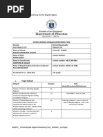 Senior High Teacher Bionote Example | PDF | Educational Stages | Teachers