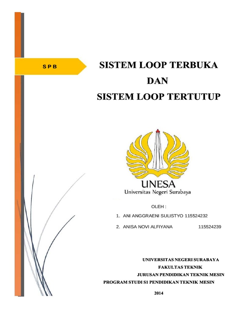 Makalah Sistem Loop Tebuka Dan Tertutup | PDF | Teknologi & Rekayasa