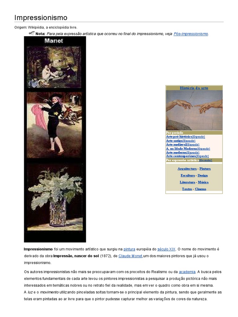 Impressionismo e Expresionismo | PDF | Impressionismo | Expressionismo