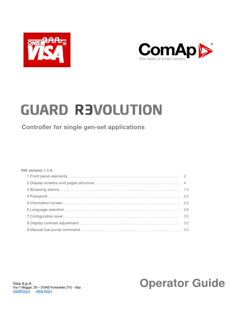 Operator Guide: Controller For Single Gen-Set Applications | PDF ...