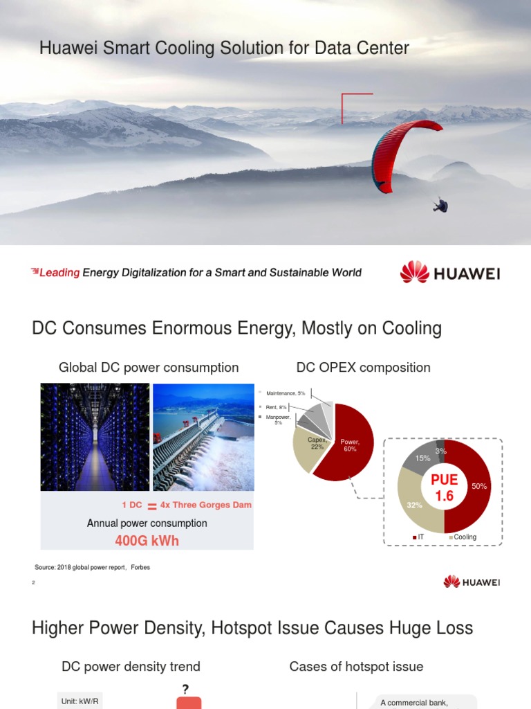 Huawei Smart Cooling Solution For Data Center | PDF | Air Conditioning ...