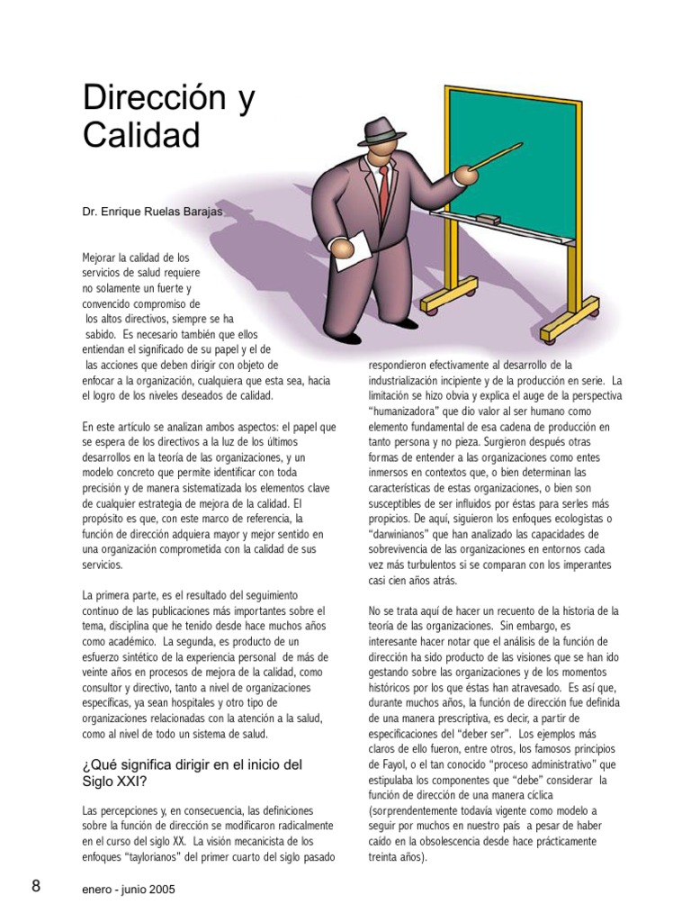 Direccion y Calidad de Ruelas | PDF | Liderazgo | Aprendizaje