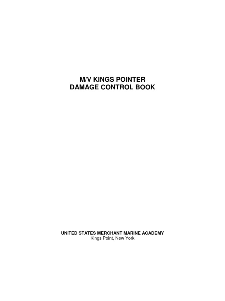 Kings Pointer Damage Control Guide | PDF | Tonnage | Ships