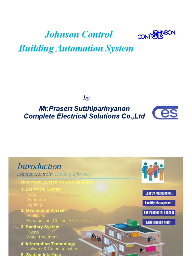 Johnson Control Building Automation System: by MR - Prasert ...
