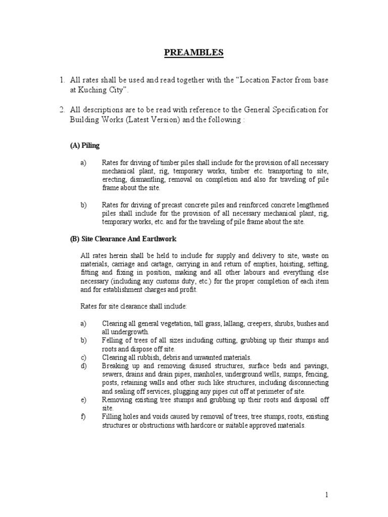 Preamble Building 25906 | PDF | Pipe (Fluid Conveyance) | Door