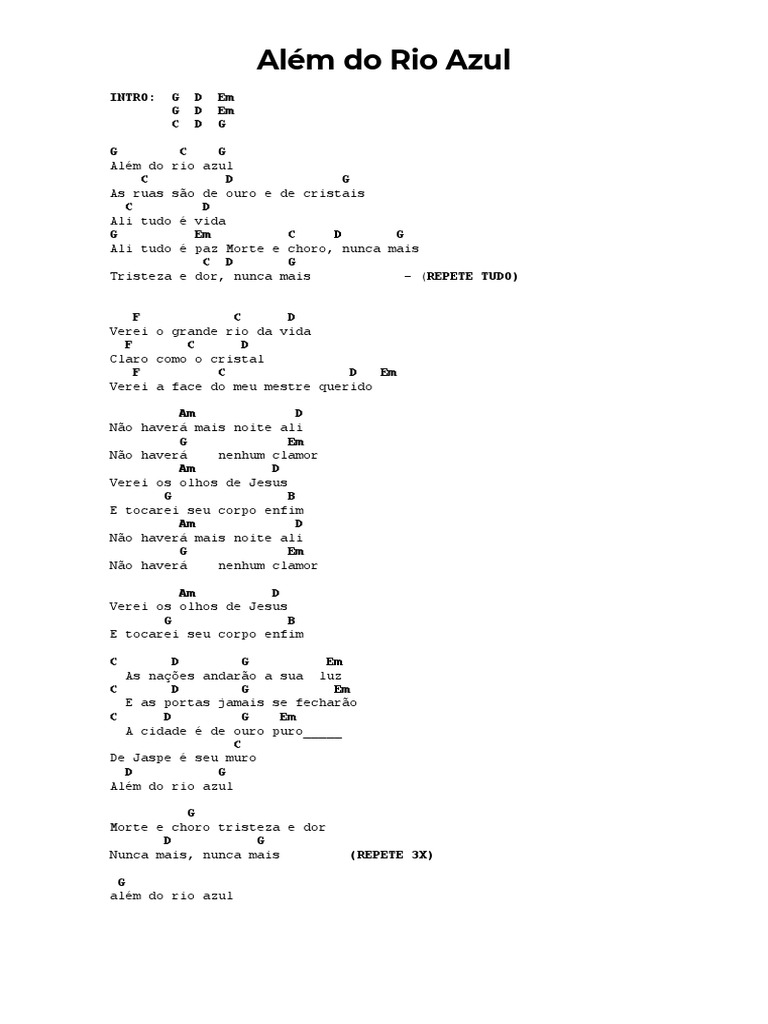 Além Do Rio Azul | PDF