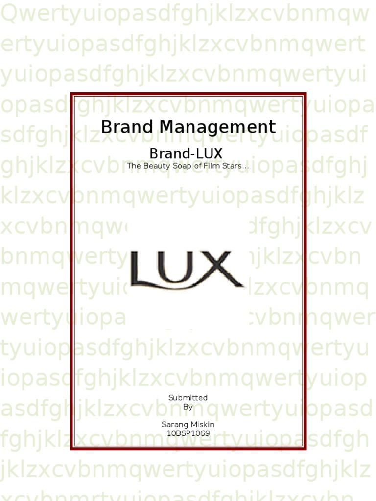 LUX | PDF | Brand | Unilever