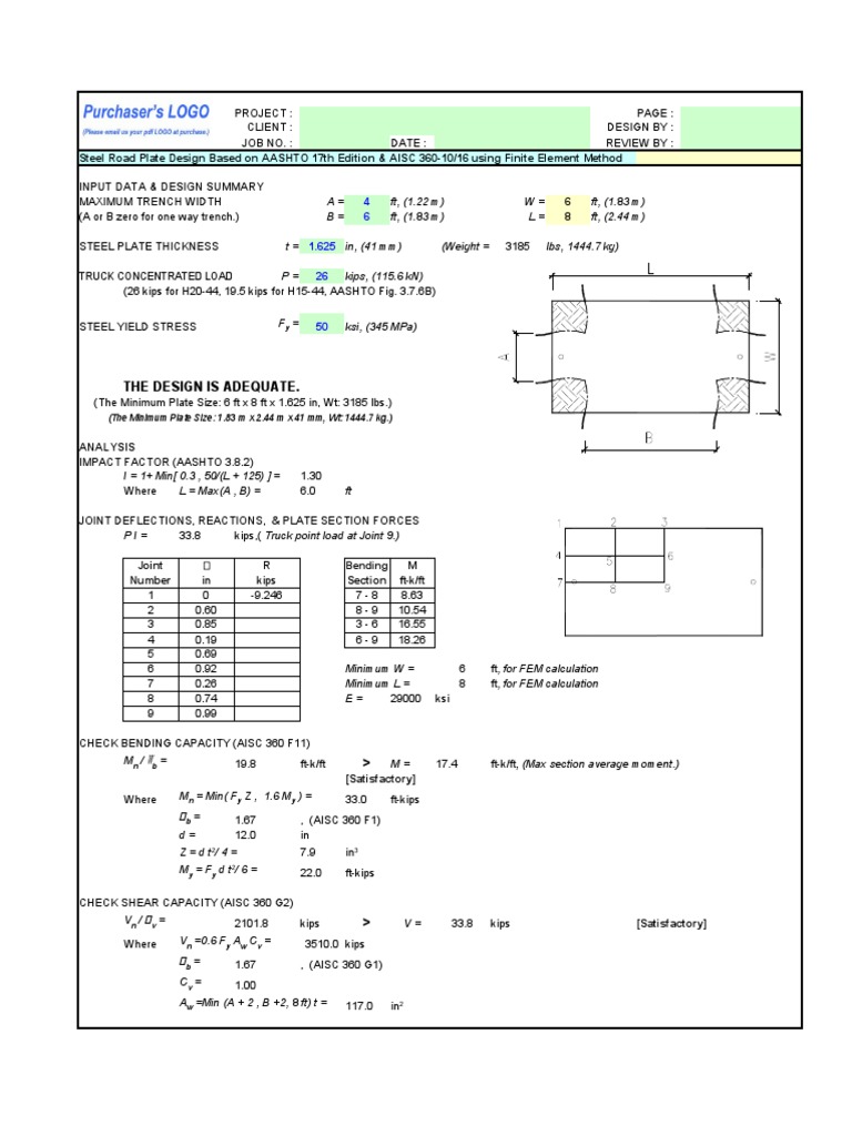 Steel Road Plate | PDF | Bending | Structural Engineering