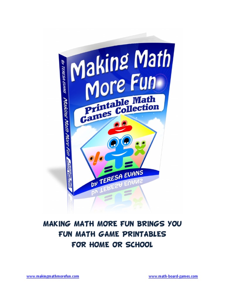 21 Fun Math Games | PDF