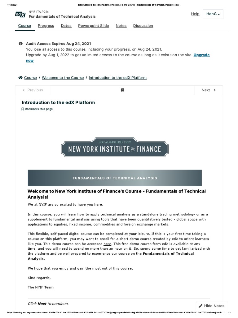 1.introduction To The Edx Platform - Welcome To The Course ...
