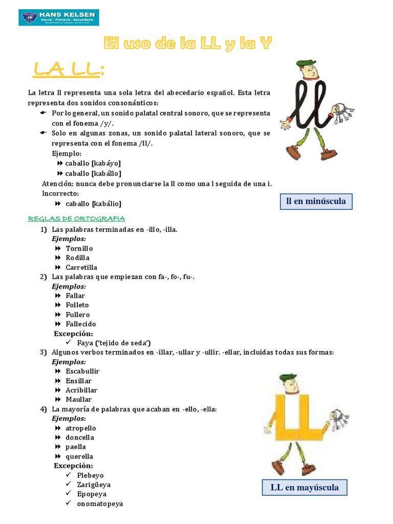 Ejemplos:: Reglas de Ortografia | PDF | Alfabeto | Lingüística