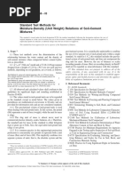 ASTM D2216-10: Soil Moisture Testing Methods | PDF | Soil | Materials