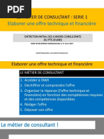 Élaboration d'Offres Techniques et Financières | PDF | Consultant