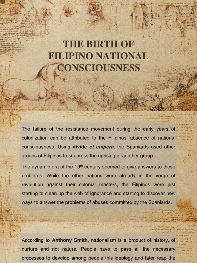 Chapter 8 THE BIRTH OF FILIPINO NATIONAL CONSCIOUSNESS | PDF