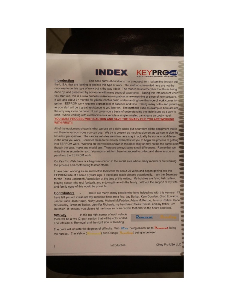 Advanced Automotive Immobilizer Programming Book 2017 | PDF