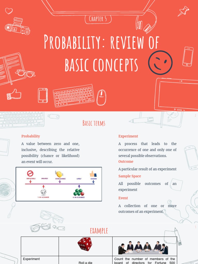 Chapter 5 Probability (Review of Basic Concepts) | PDF | Probability ...