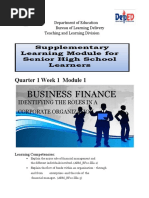 Business Finance Module 1 | PDF | Securities (Finance) | Stocks