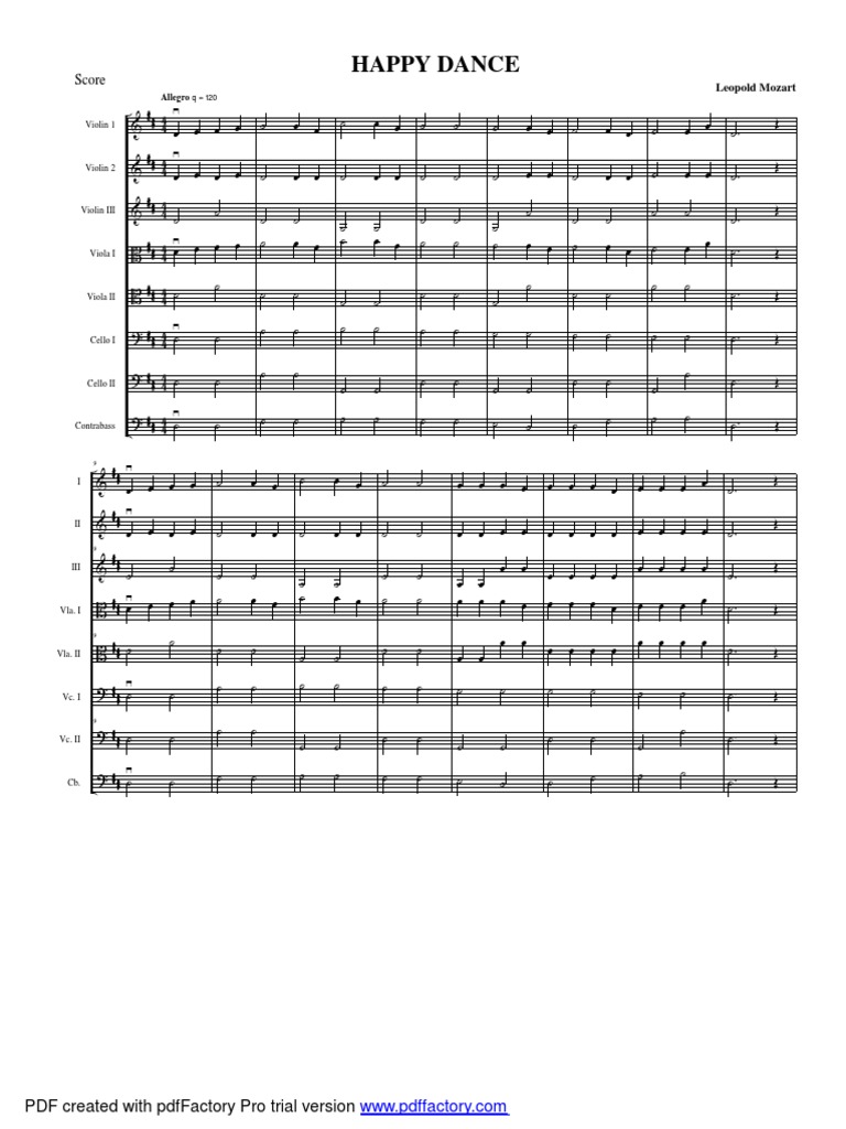 Happy Dance | PDF | Musical Instruments | Orchestras