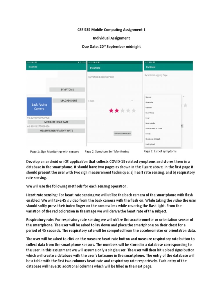 CSE 535 Mobile Computing | PDF | Smartphone | Android (Operating System)