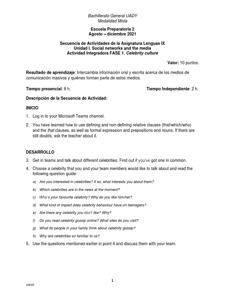 Exploring Celebrity Culture in Media | PDF | Human Communication ...