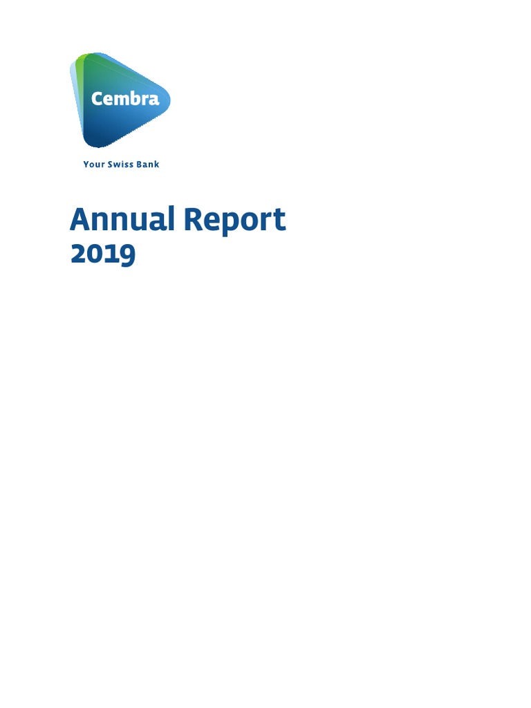 Annual Report 2019 | PDF | Finance & Money Management | Credit